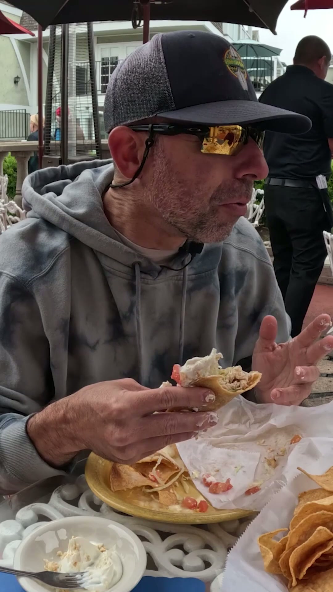 The best chicken taco - blind guy taste test OTG #shorts