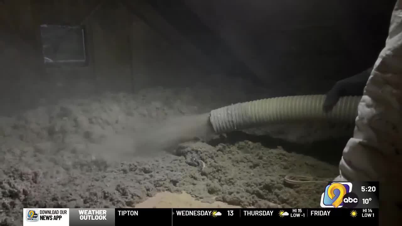 Iowa home gets free insulation through weatherization program