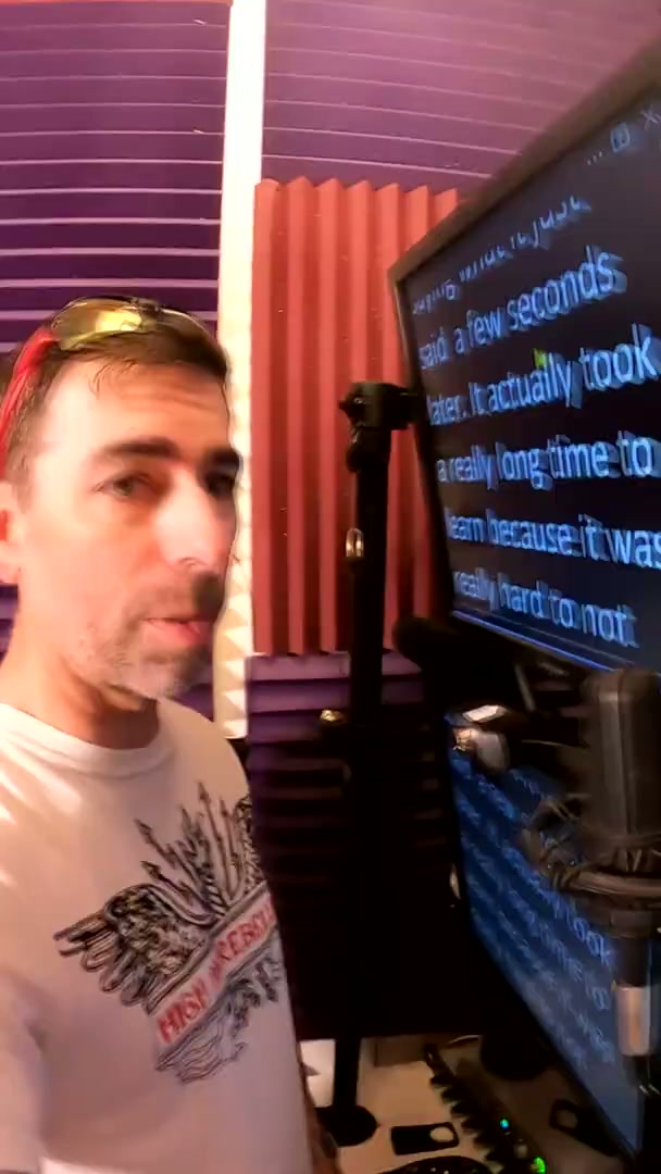 How a blind voice actor reads #shorts