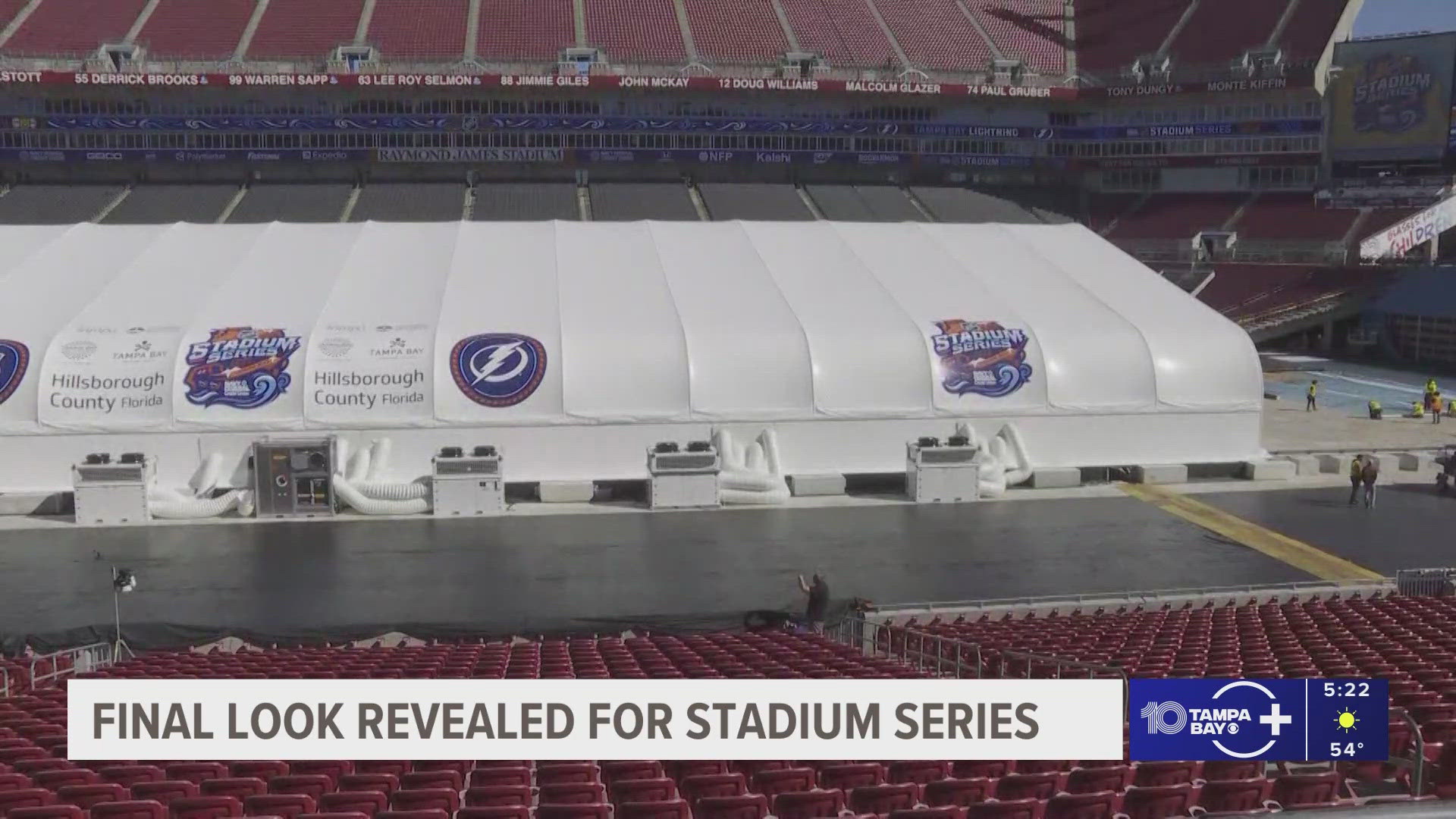 Ice rink at Raymond James Stadium, NHL releases new details of what ...