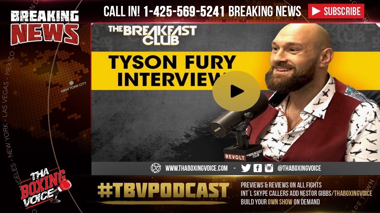 🚨Tyson Fury raw on The Breakfast Club! Talks Wilder, AJ & mental health! 🔥🥊