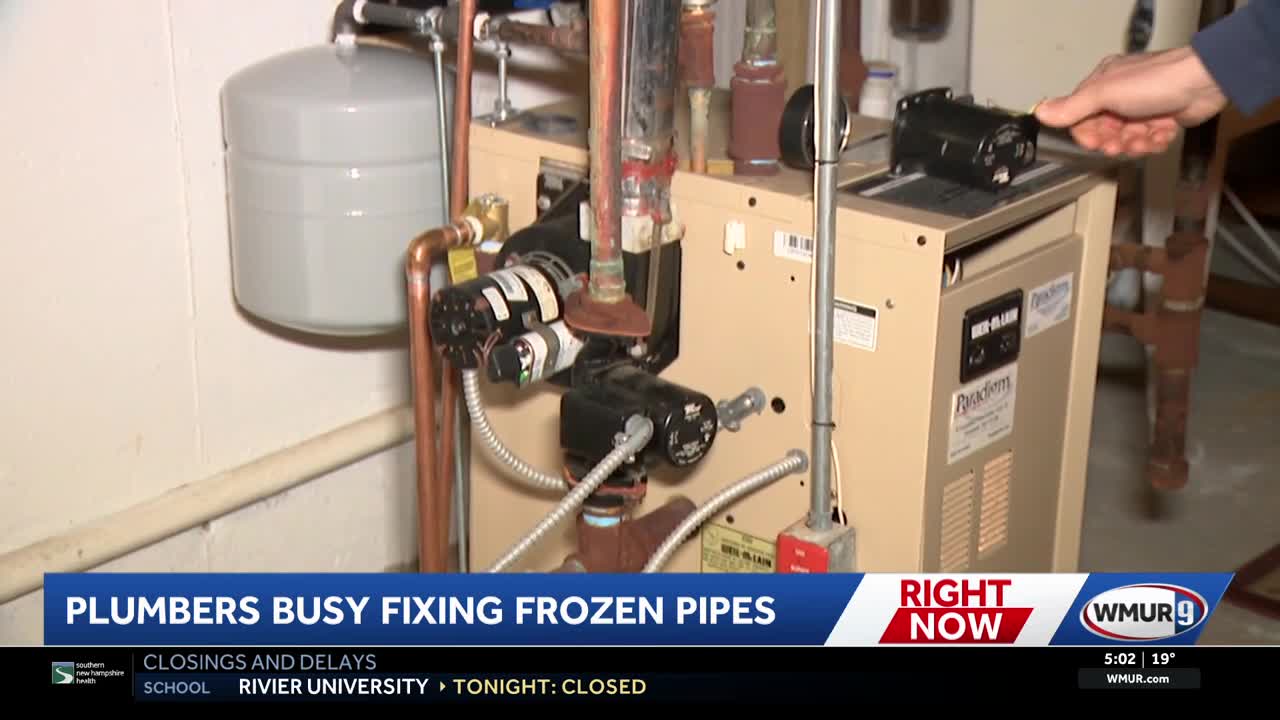 Plumbers busy fixing pipes as frigid weather continues