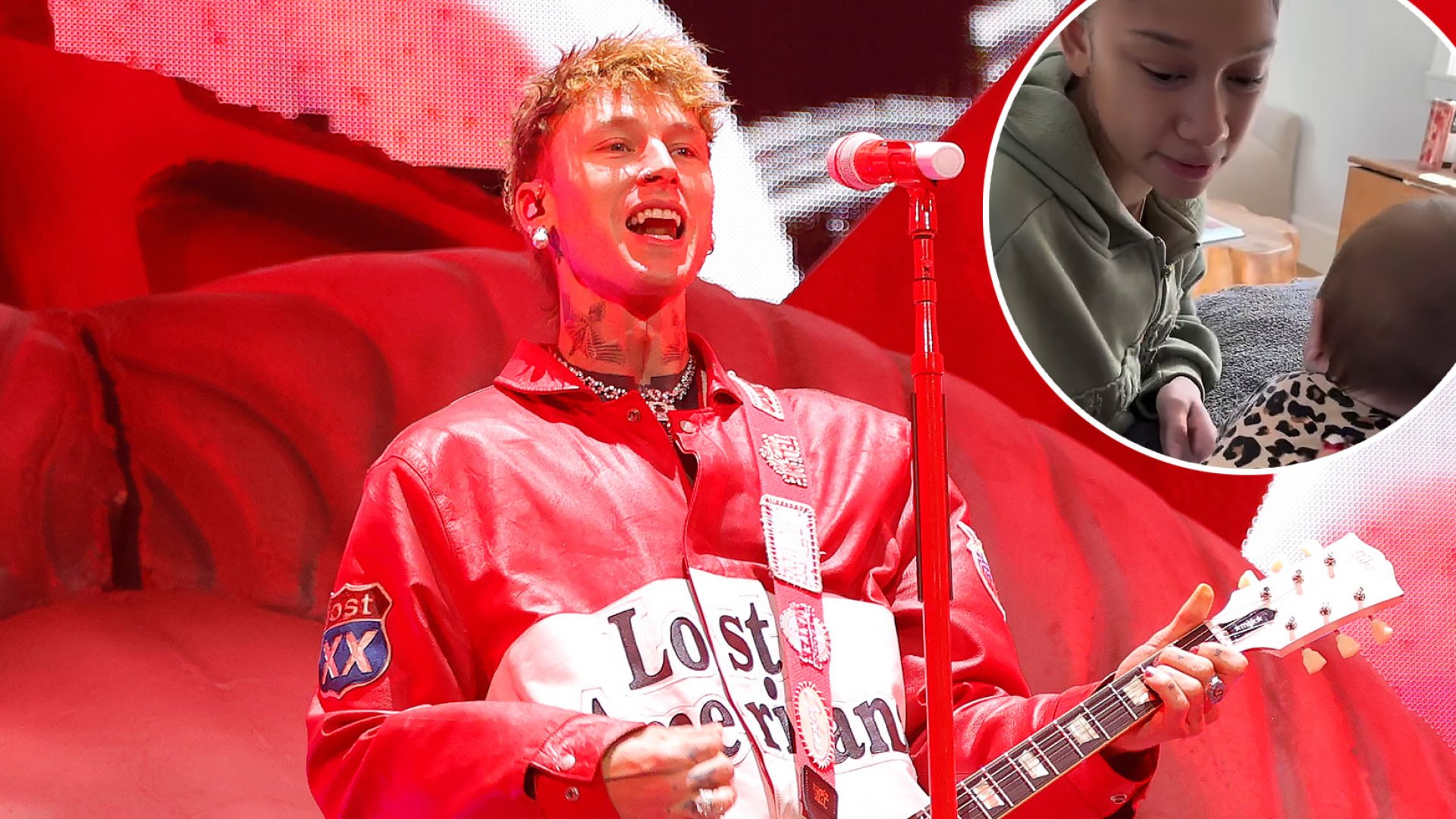 MGK shares rare moment with 2 daughters while recapping 'Lost Americana ...