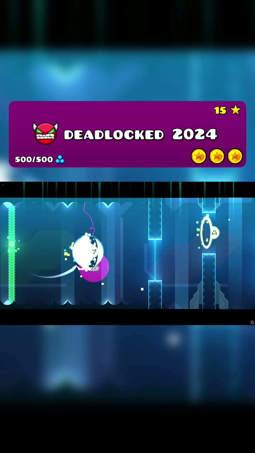 Deadlocked 2024 - Geometry Dash 2.2 #shorts #gd #deluxe12