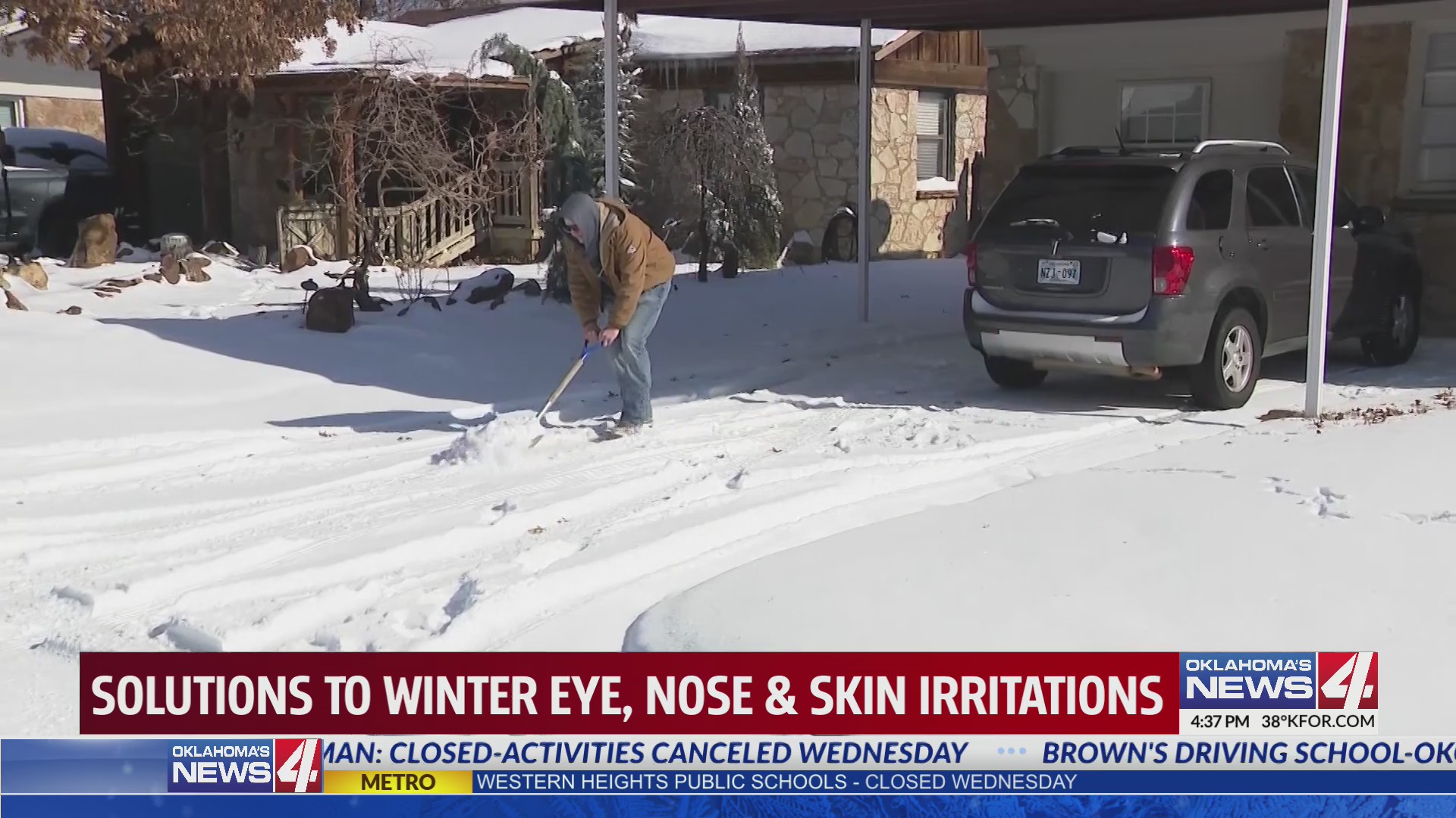 Solutions to winter eye, nose & skin irritations