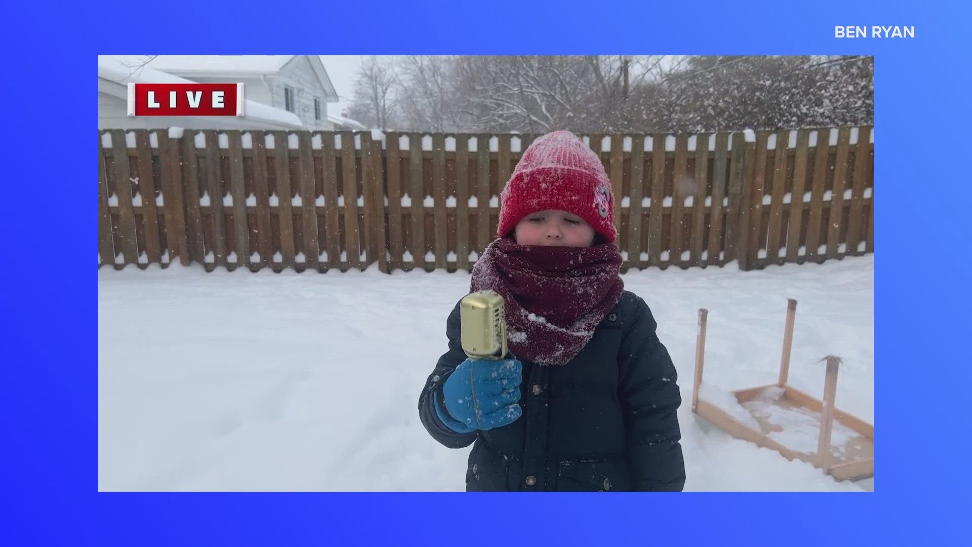 5-year-old's charming homemade weather report brightens a cold ...