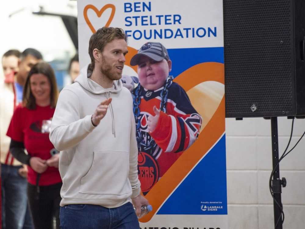 Edmonton school gets a visit from Oilers captain Connor McDavid
