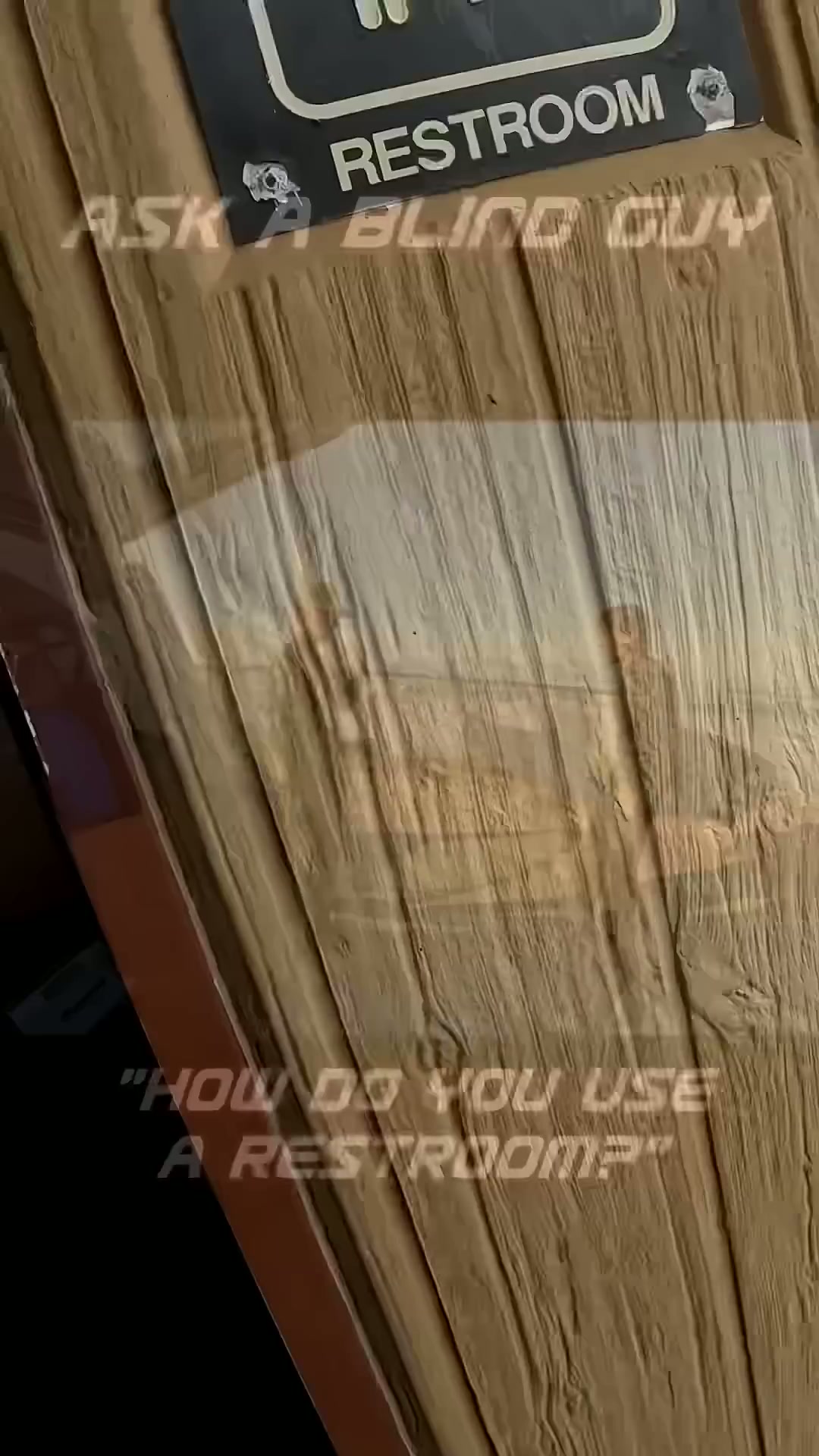 How do blind people use a restroom? - Ask a blind guy