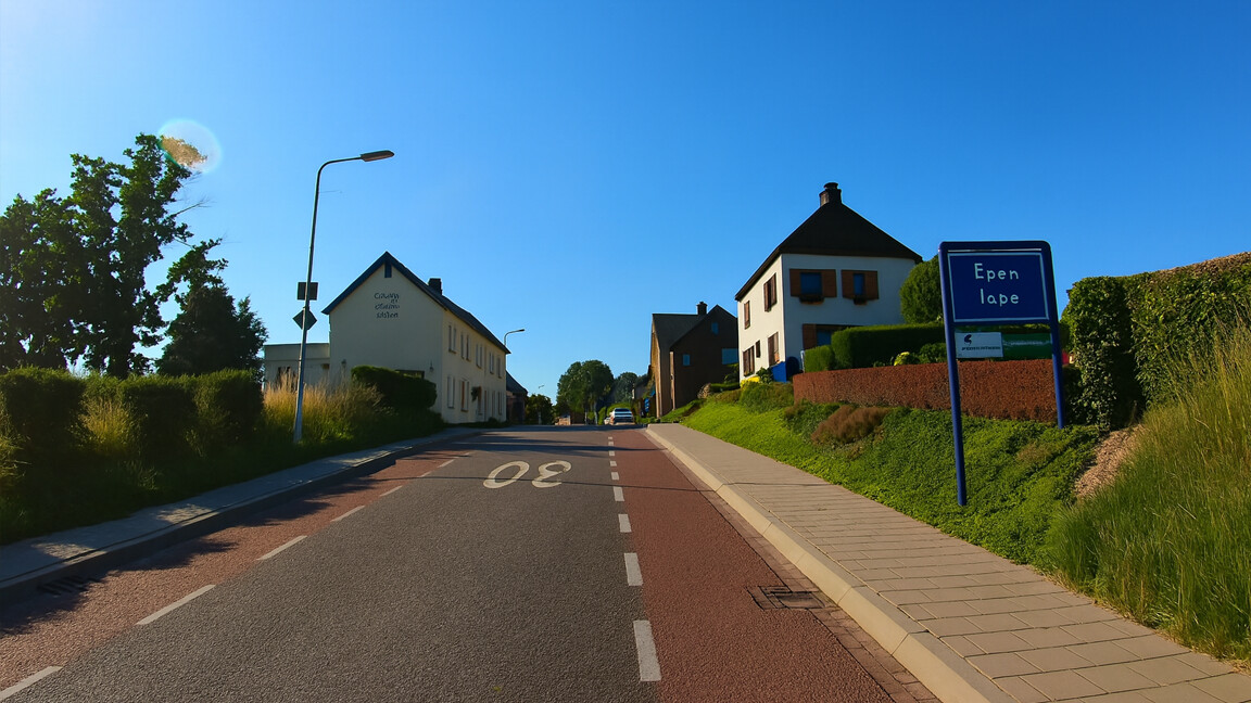Driving through South Limburg countryside