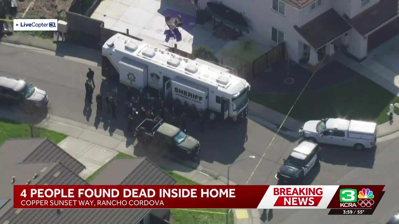 4 people found fatally shot inside Rancho Cordova home