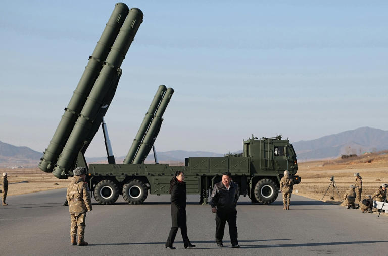 North Korean leader Kim Jong-un oversees upgraded rocket test