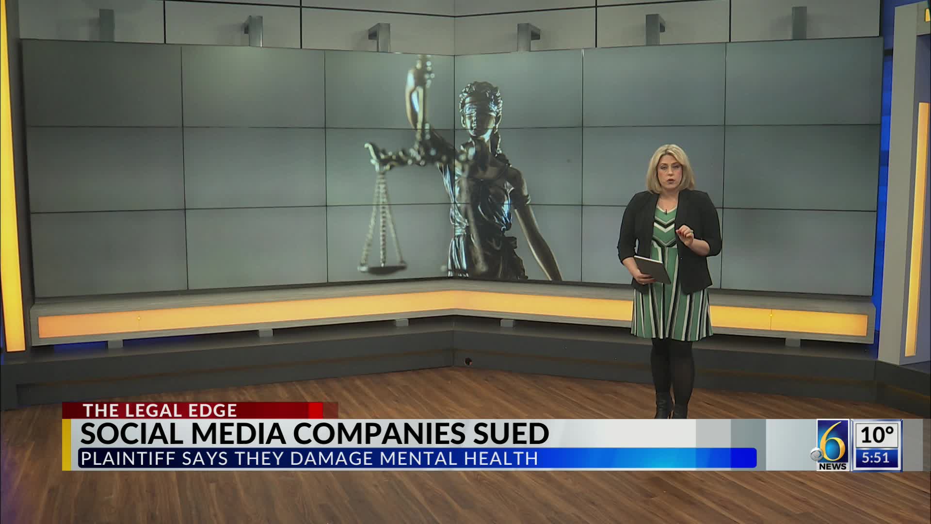 Legal edge: Social media companies sued