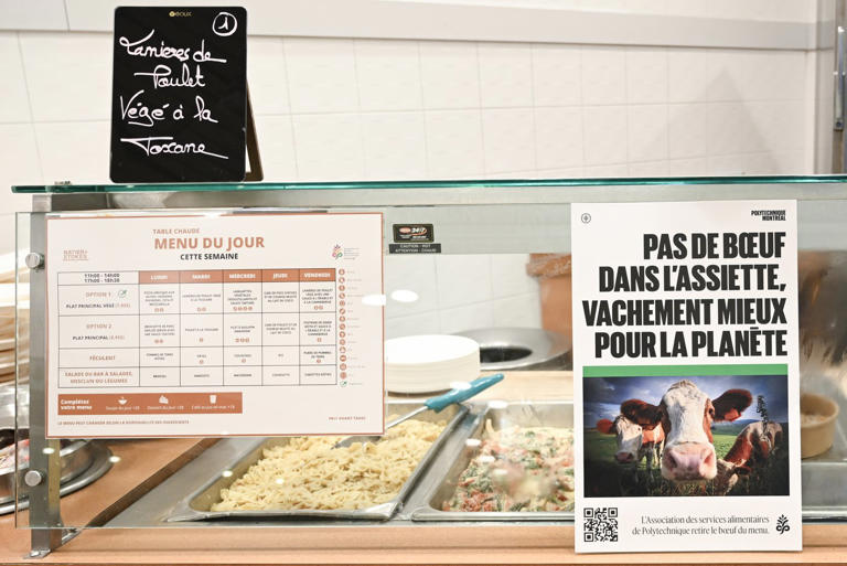 Polytechnique Montréal removes beef from cafeteria menus to cut emissions