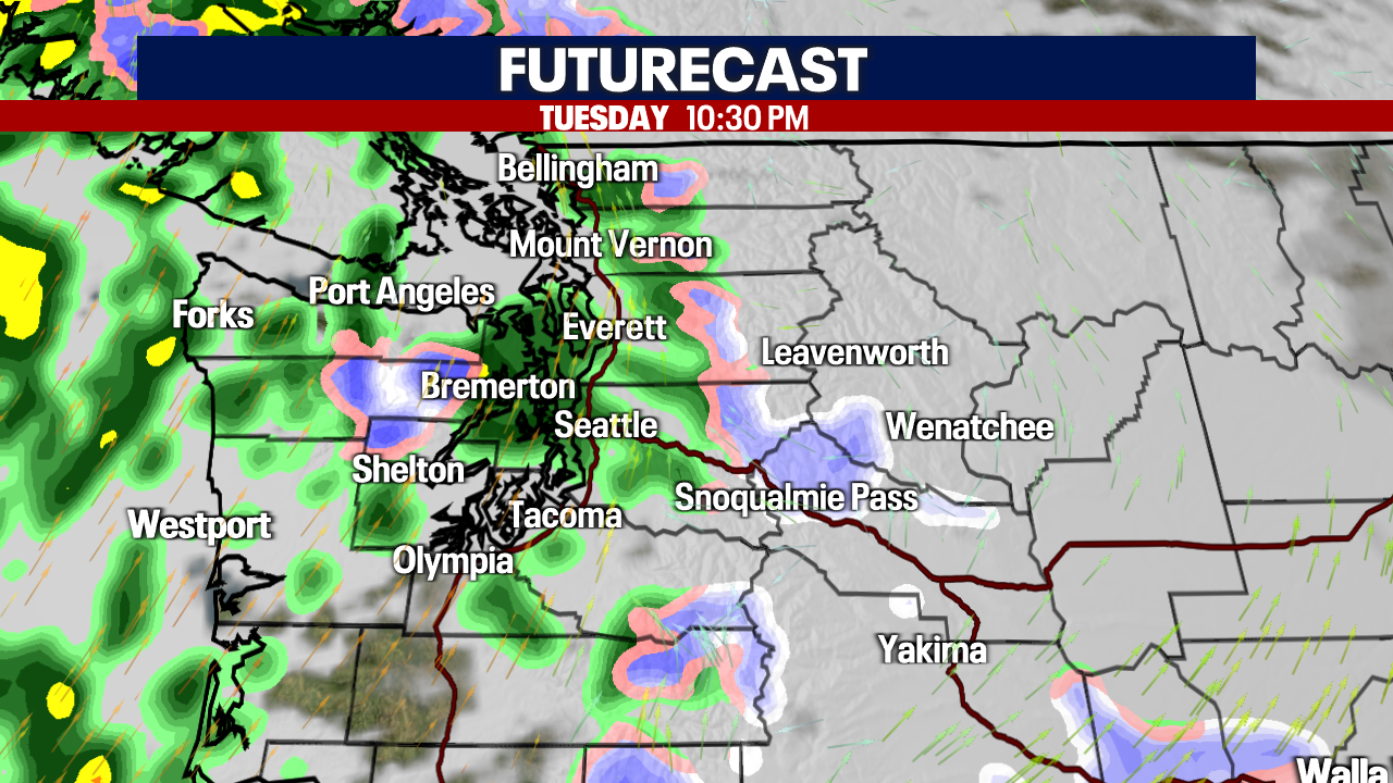 Seattle weather: Rain returns late Tuesday night