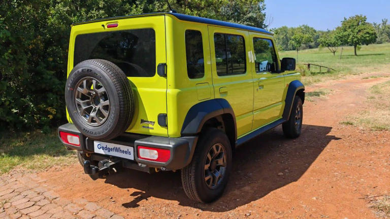 Jimny is a bold presence