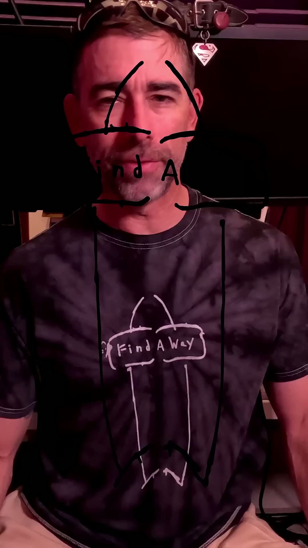 How can a blind guy draw?