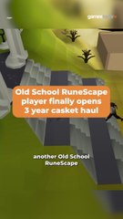 Old School RuneScape player finally opens 3-year casket haul #shorts