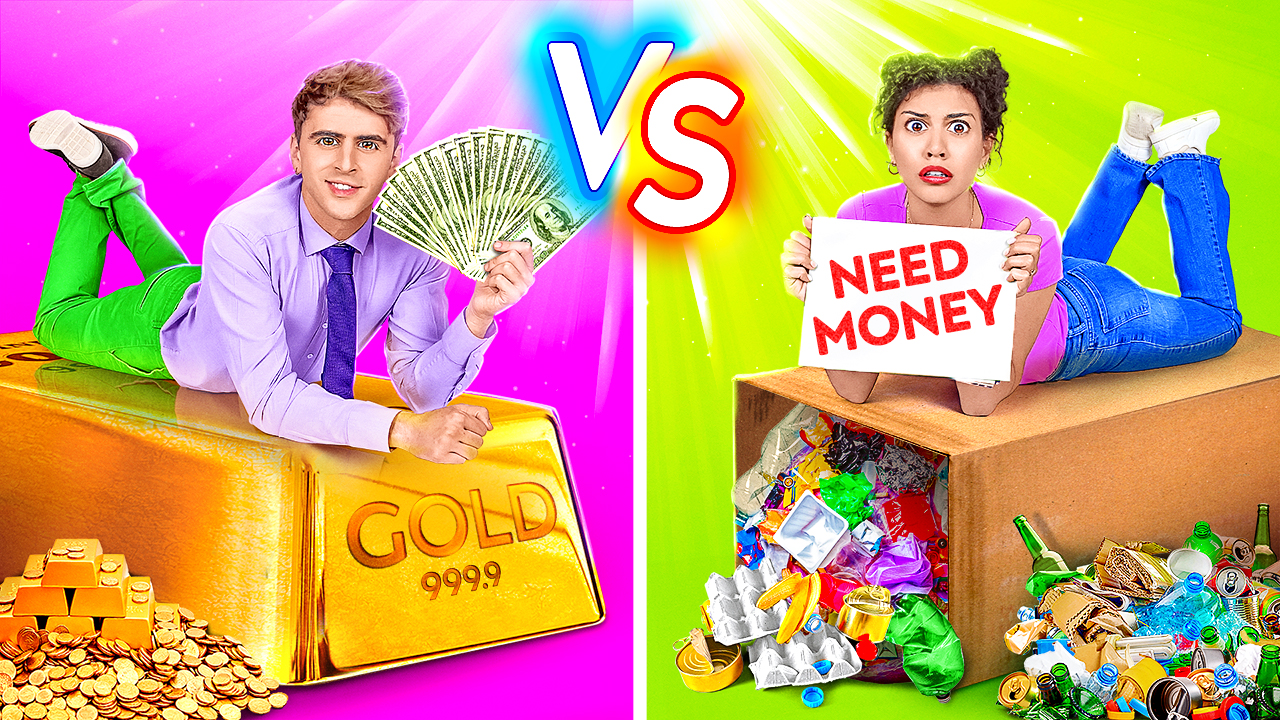 Rich and broke: A day in the life of students!