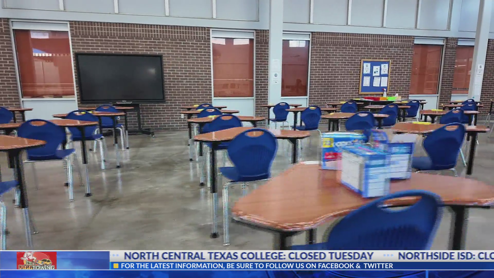 Wichita Falls school braves weather to aid students, families