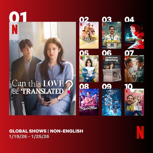 'Can this love be translated?' tops Netflix weekly chart