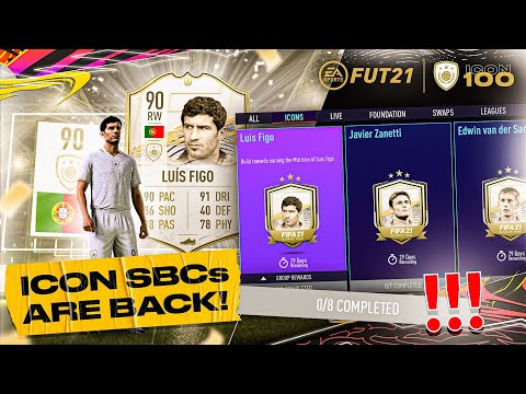 FIFA 21 icon SBC pack opening!