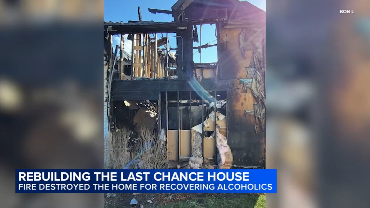 Crews rebuilding Crystal Lake halfway house destroyed in 2024 fire