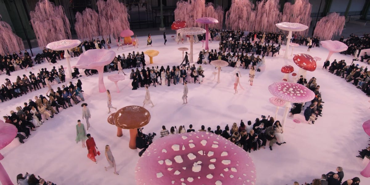 Chanel haute couture makes mushrooms magic