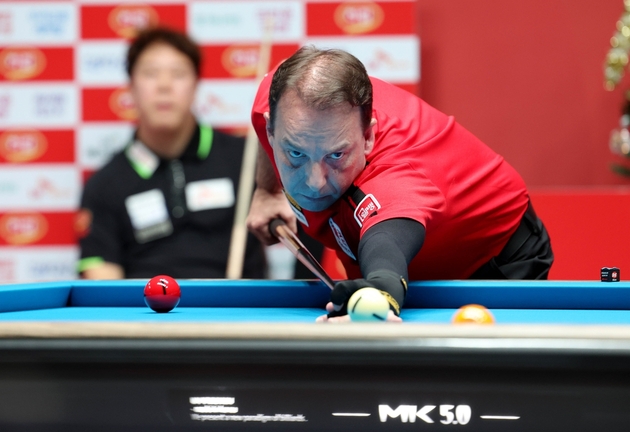 세트스코어 3-0 완승 산체스, 임지훈 꺾고 PBA 64강 진출