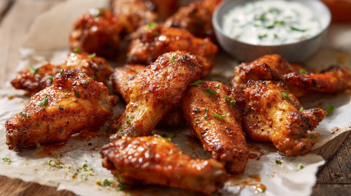 These Old Bay baked wings are a touchdown