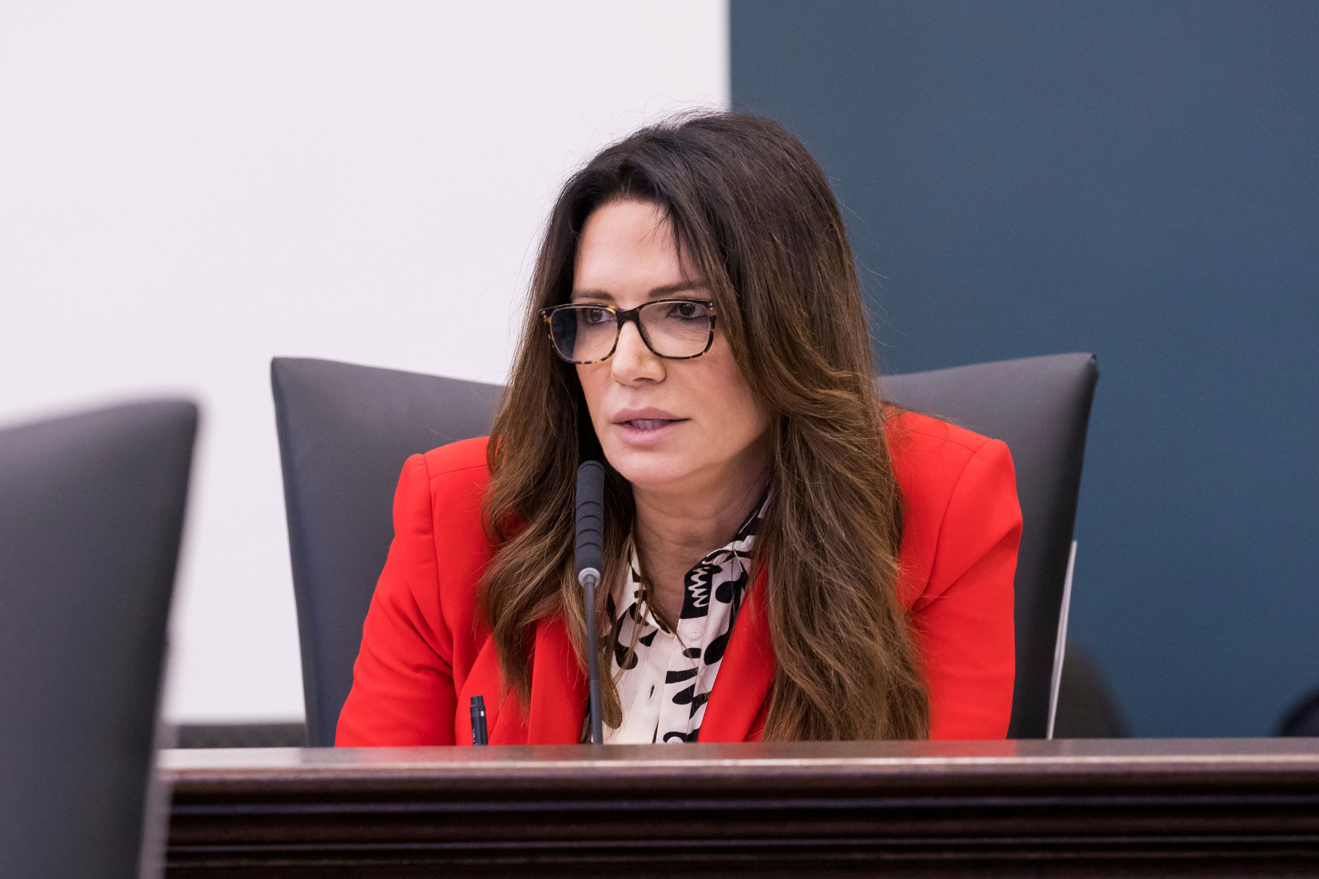 Rival accuses Katie Miller of secretly betraying her husband