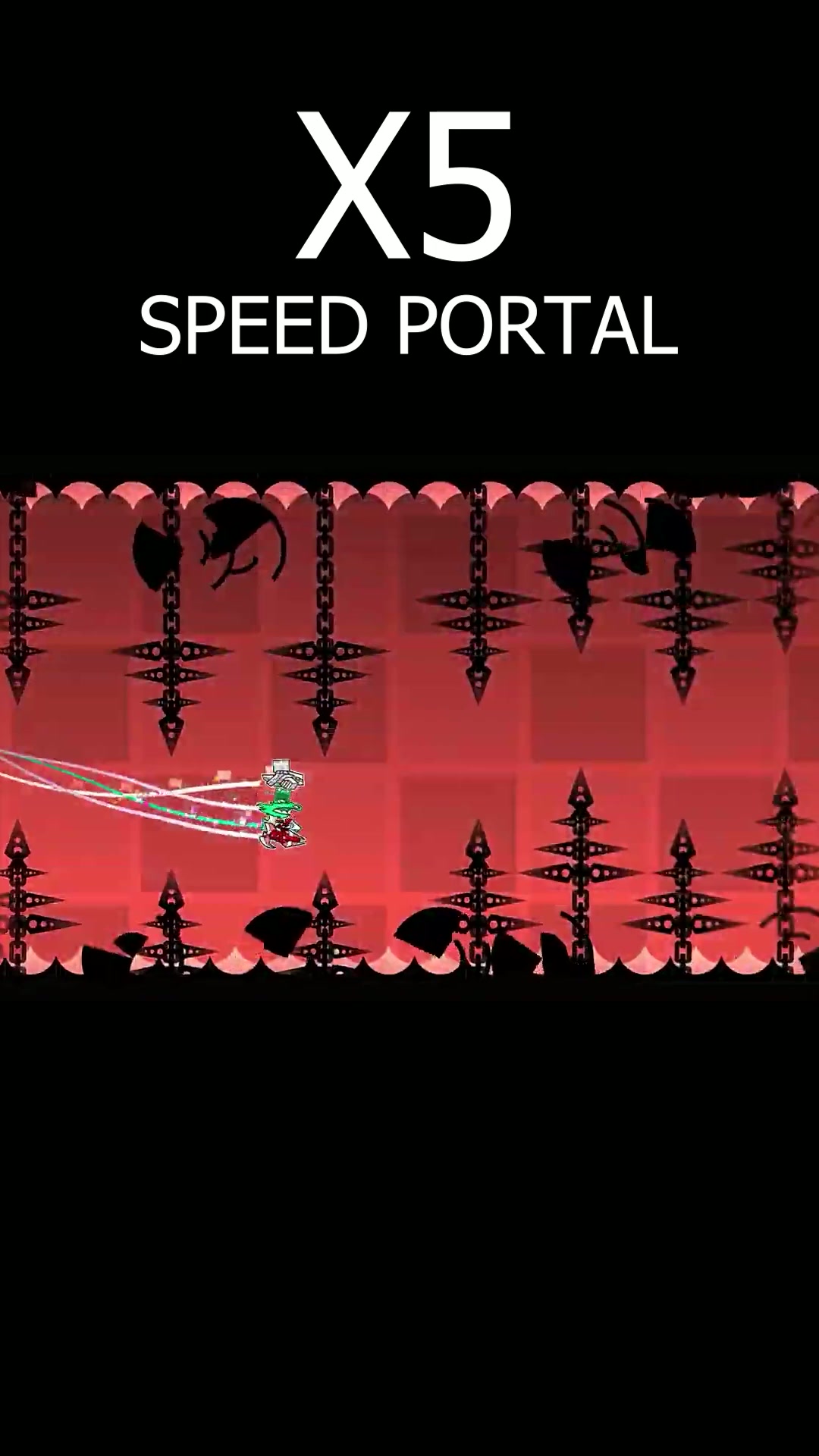 X5 speed portal in Geometry Dash #deluxe12 #geometrydash #shorts