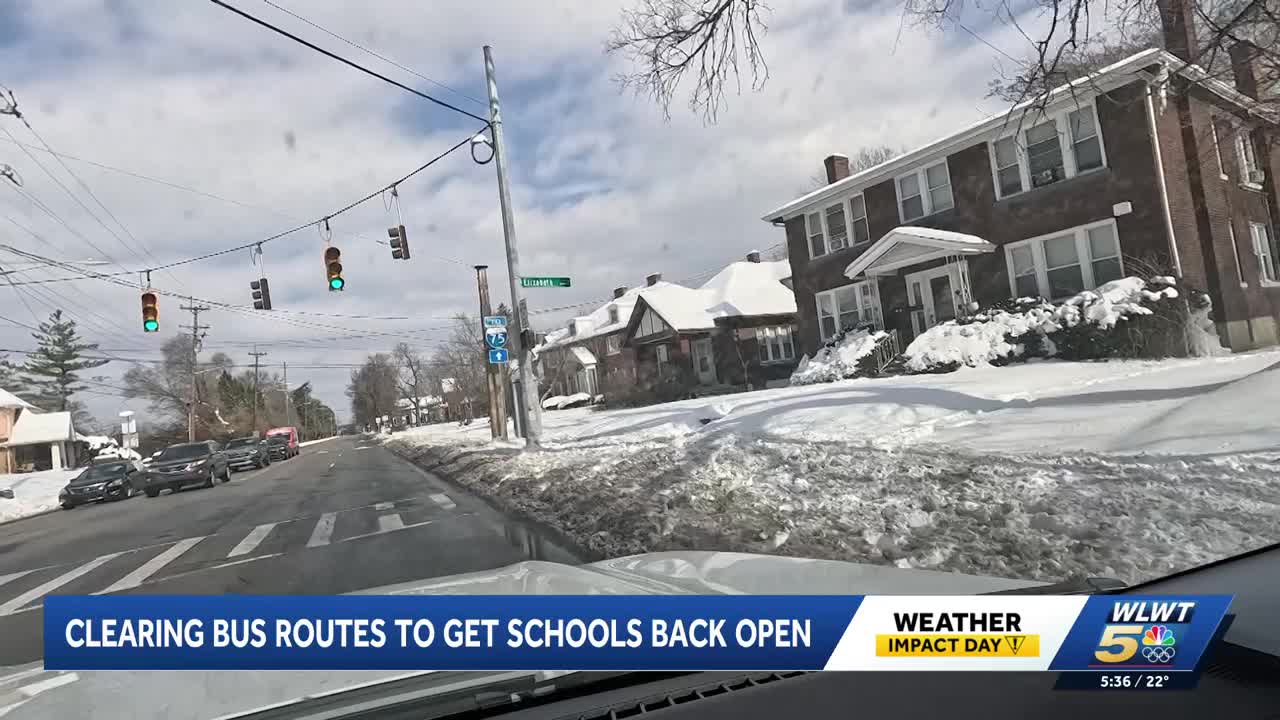 Snow, ice impacting city bus stops as Cincinnati Public Schools close ...