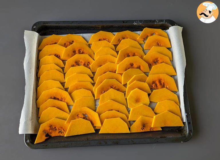 Vegetarian gratin with butternut squash, parmesan and mozzarella ...