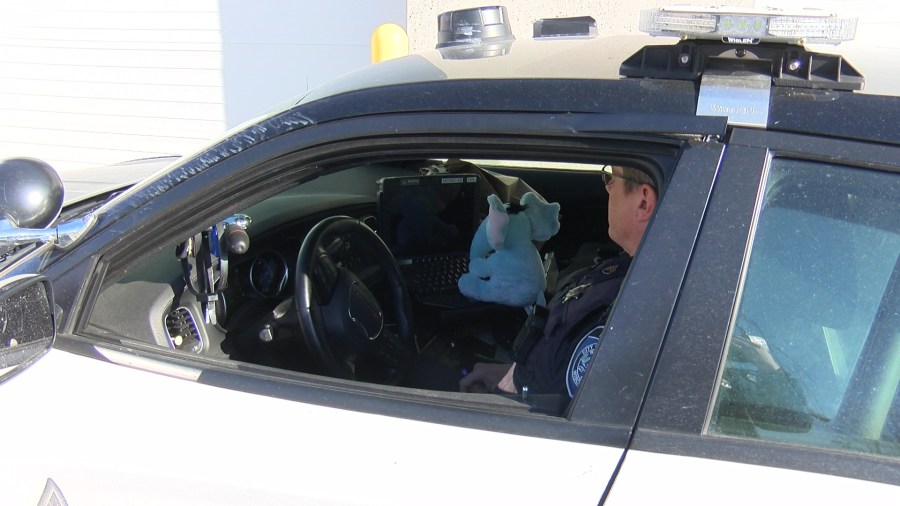 Appleton Police Department takes children’s toys on a tour with ride along