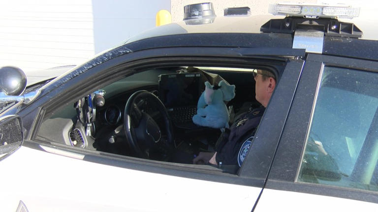 Appleton Police Department takes children’s toys on a tour with ride along