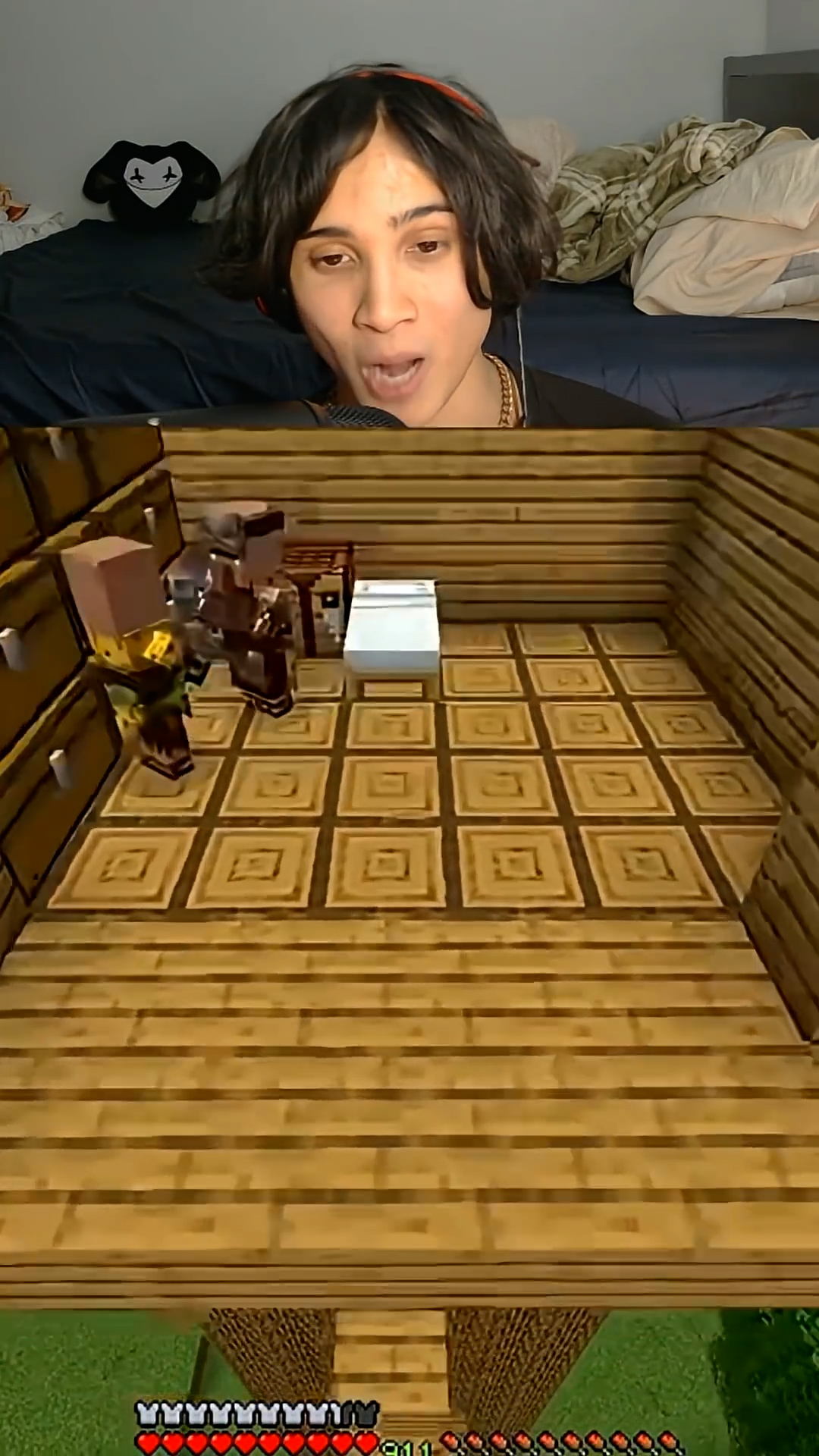 Minecraft mace elevator mechanic