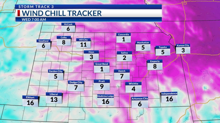 Storm Track 3 Forecast: Cold temps returns for the second half of the week
