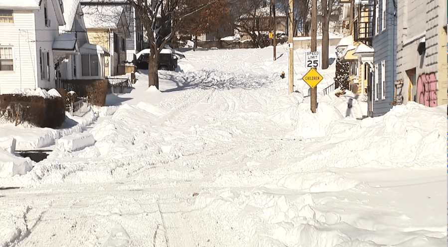 Providence neighbors navigating slippery streets as snow cleanup continues