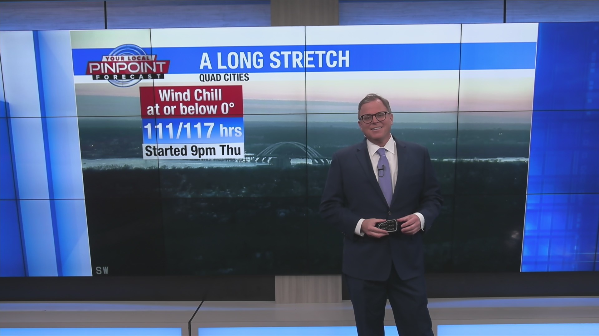 Loooooong stretch of below 0° wind chills continues