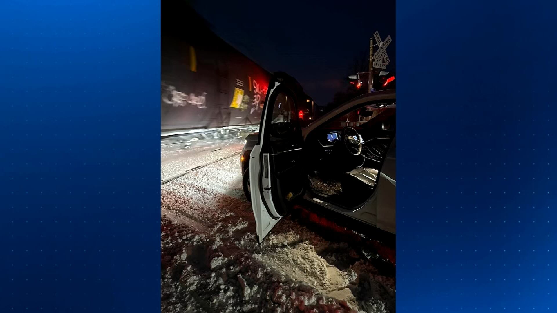 Woman nearly hit by train in Beaver County after her vehicles get stuck ...