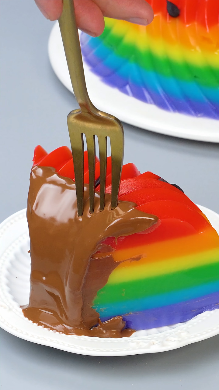 Beautiful rainbow chocolate cake ideas