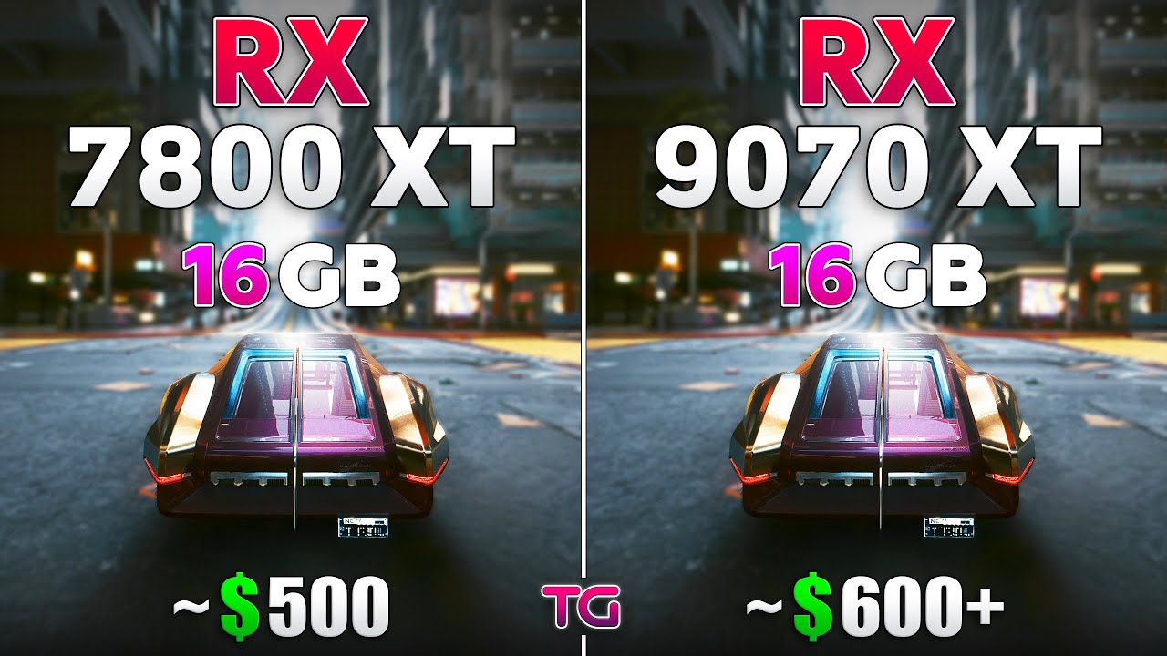 RX 9070 XT vs RX 7800 XT - Test in 10 games | 1440p