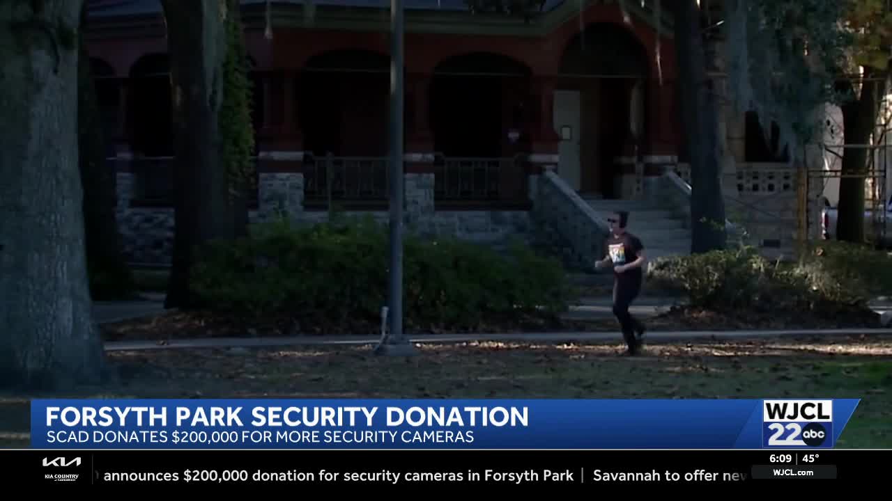 SCAD donates $200K for new security cameras in Forsyth Park after acid ...