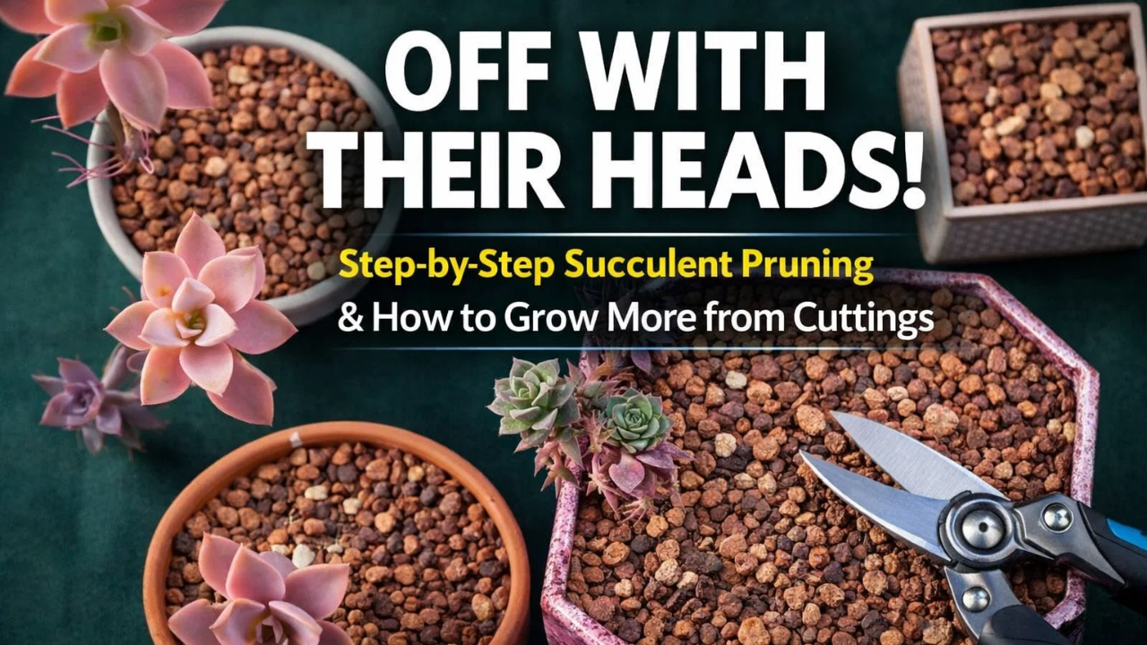 This simple pruning trick keeps succulents perfect