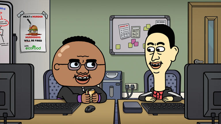 'Living the dream': Netflix unveils adult-animated series from Apple ...