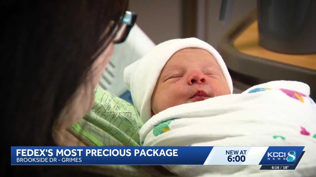 Special delivery: Baby born at Iowa FedEx facility surprises mom, medics