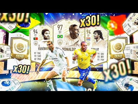 What do you get from 30 guaranteed icon moments packs?