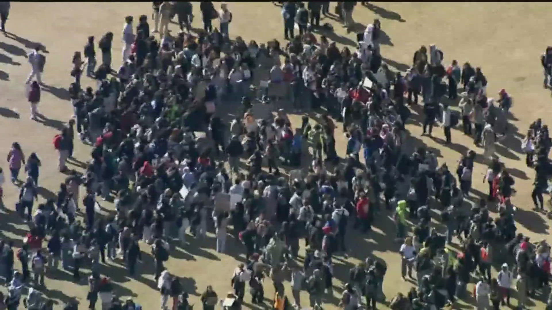 Hundreds of students walk out of Gwinnett County high school to protest ...