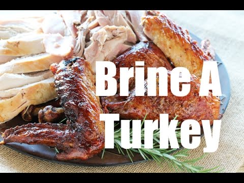 How to brine a turkey