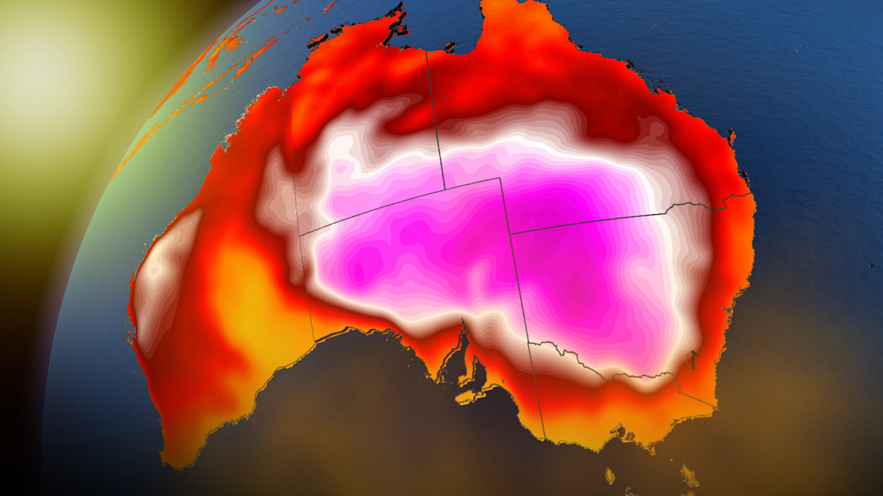 50 C heat dome is setting new records in Australia
